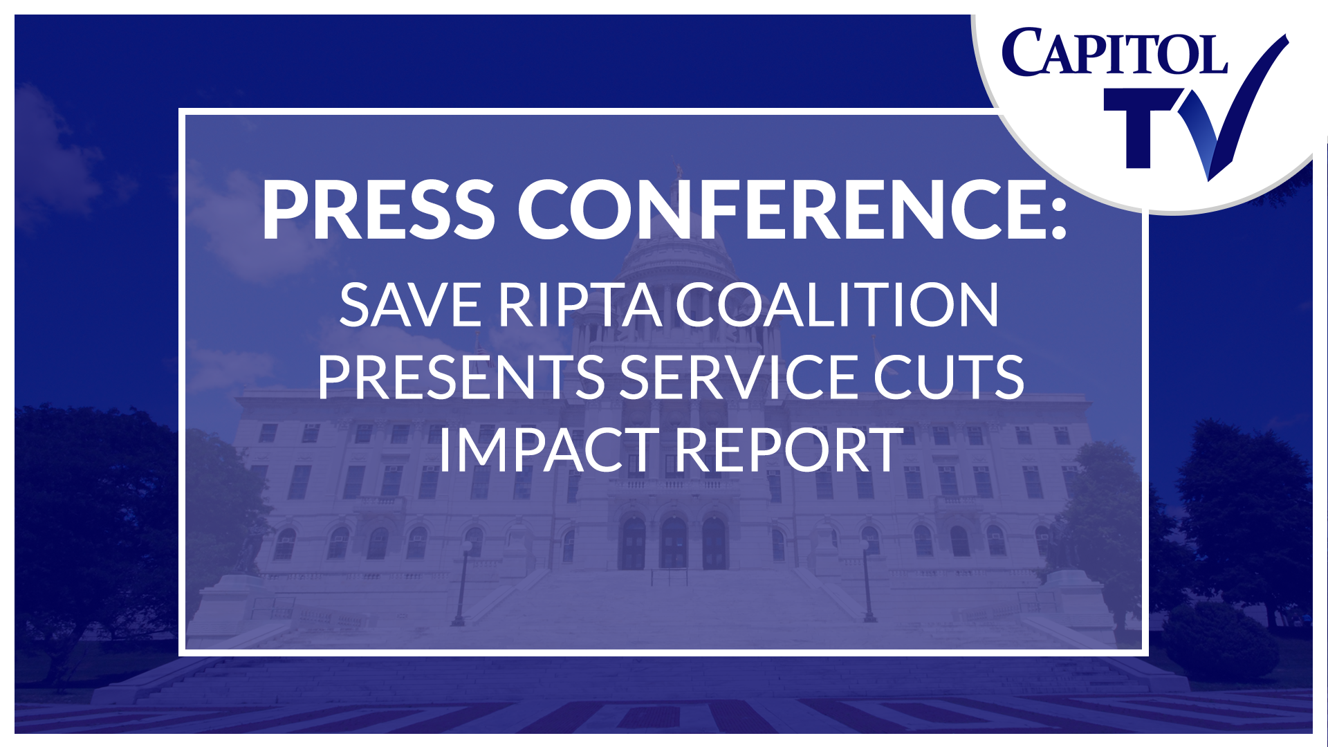 Press Conference - Save RIPTA Coalition: 1-8-2026